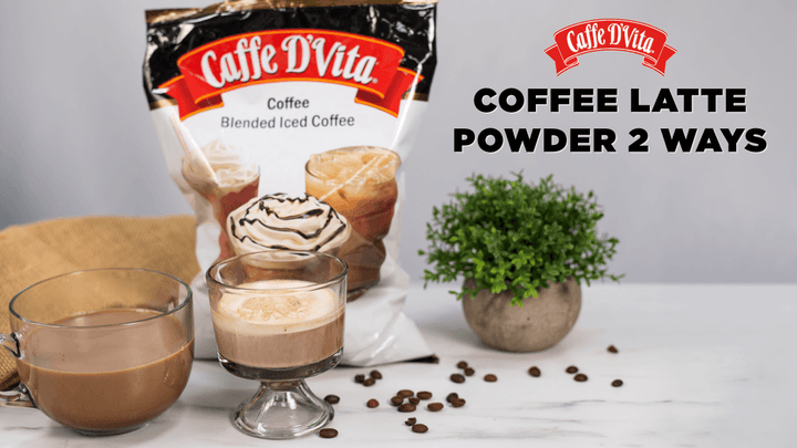 Coffee Latte Powder 2 Ways with Caffe D’Vita – LollicupStore