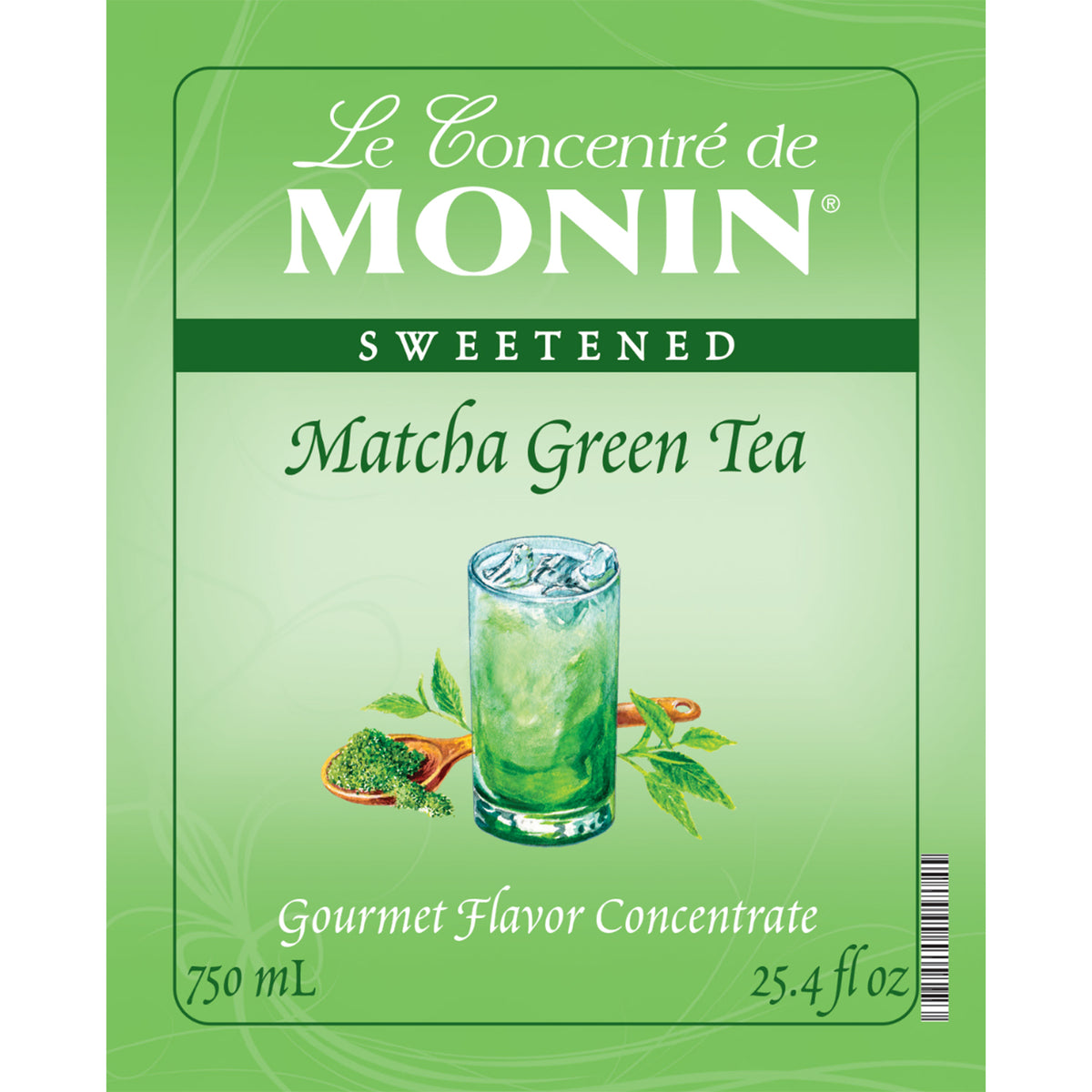 Monin Matcha Green Tea Concentrate - Bottle (750mL) – LollicupStore