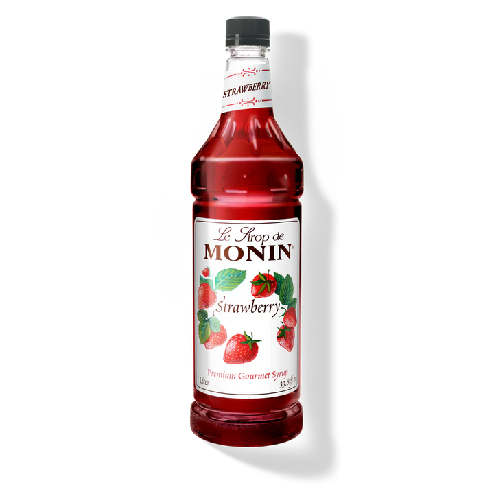 Monin Strawberry Syrup - Bottle (1L) – LollicupStore