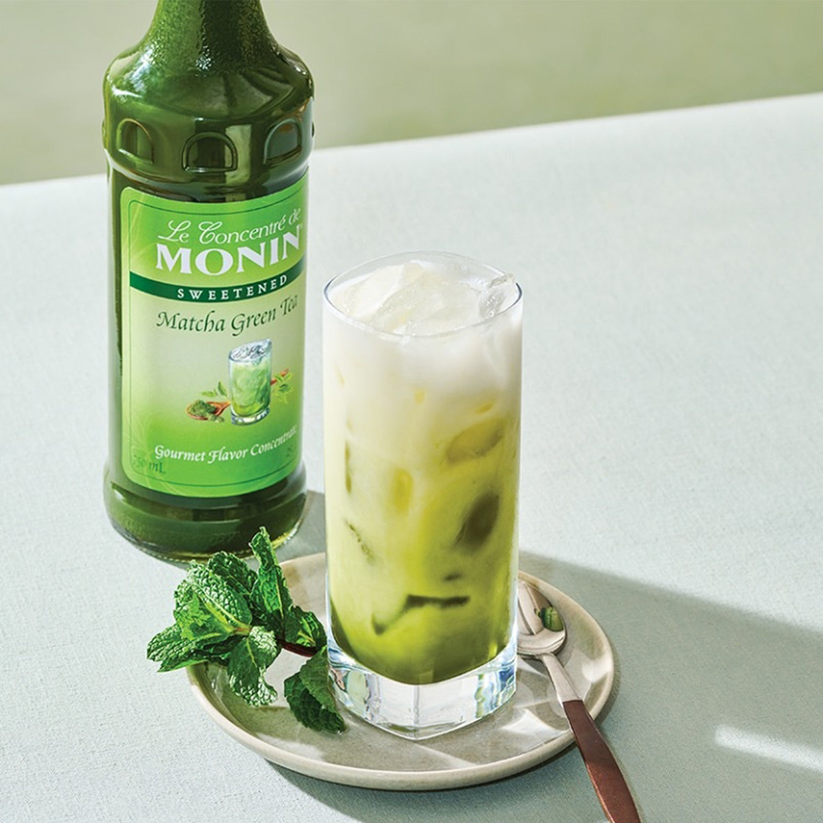 Monin Matcha Green Tea Concentrate - Bottle (750mL) – LollicupStore