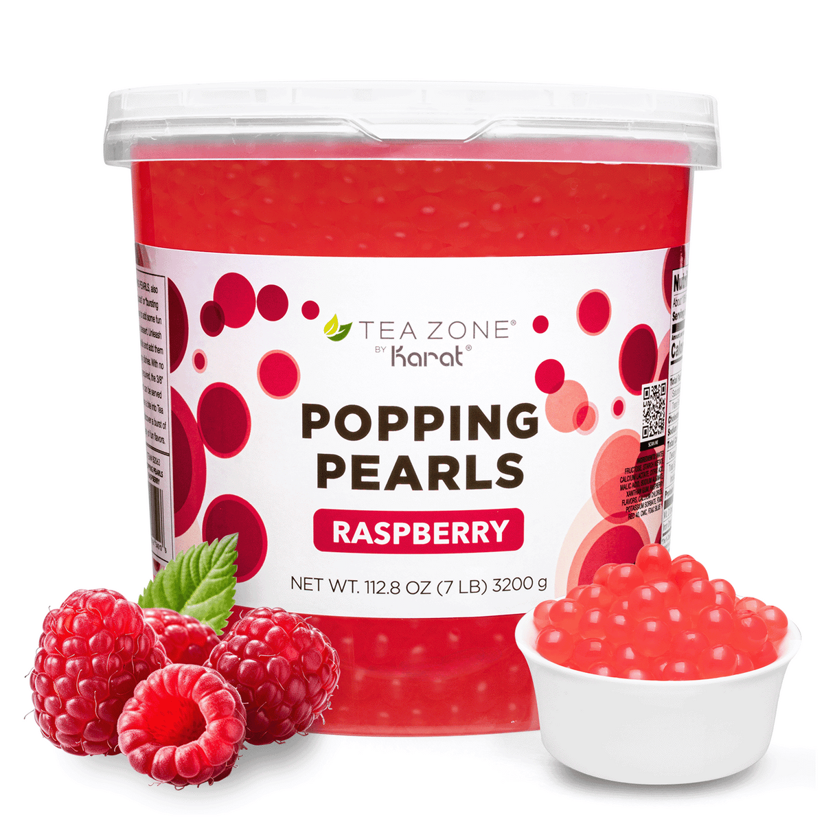 Raspberry Popping Pearls - Jar (7 lbs) – LollicupStore