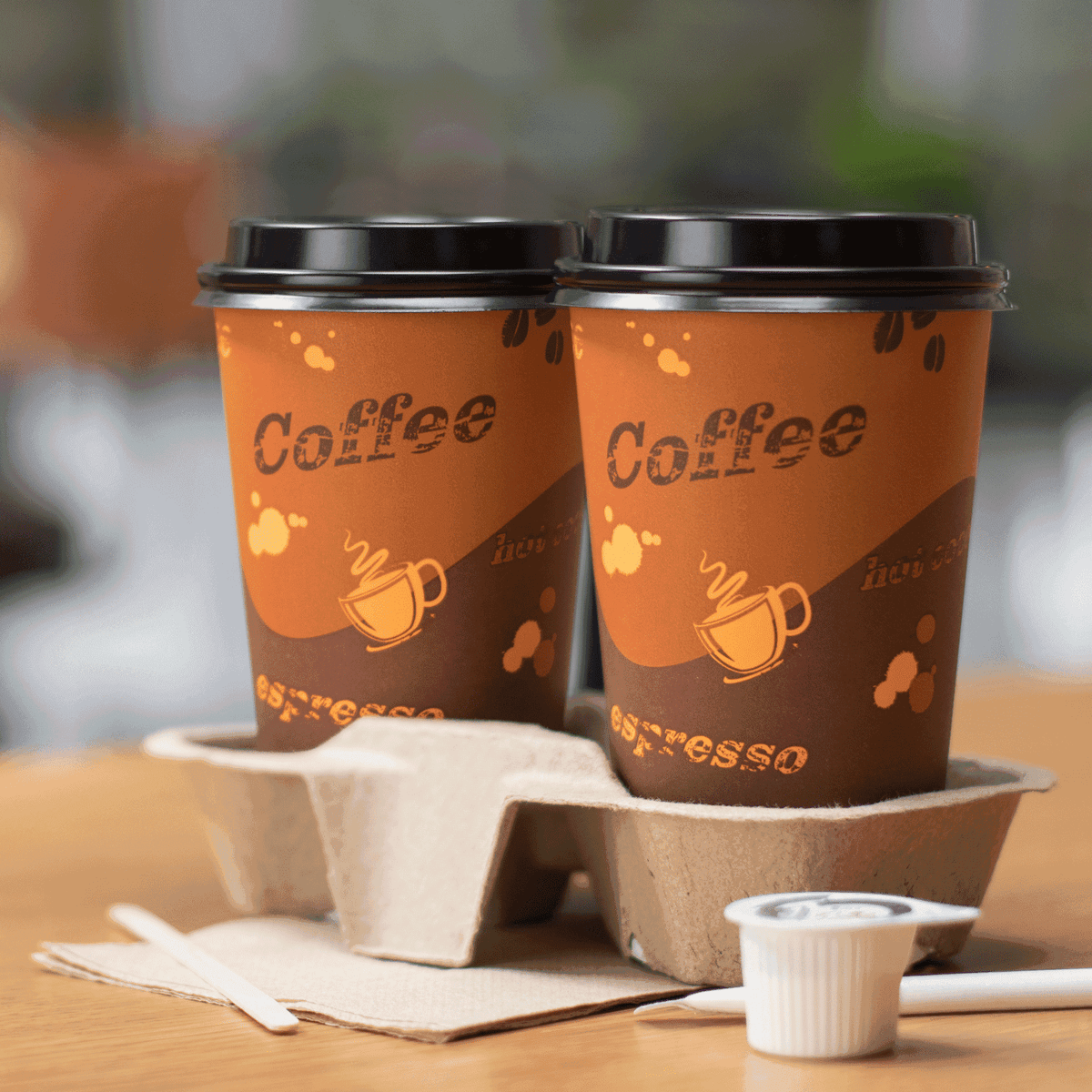 [1,000 ct] 16 oz Paper Coffee Cups | Coffee Print | 90 mm – LollicupStore