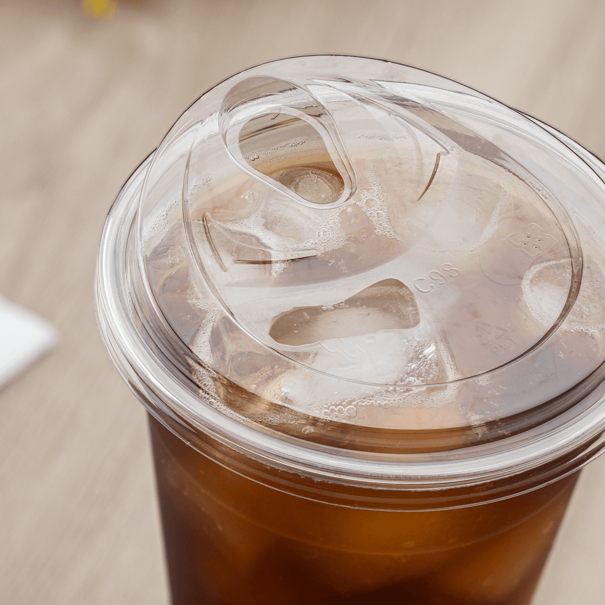 [1,000 ct] Strawless Sipper Lids | PET | 98 mm | Clear | No Cap ...