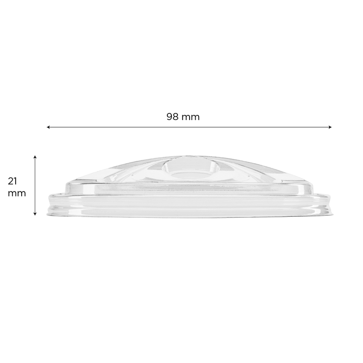 [1,000 ct] Strawless Sipper Lids | PET | 98 mm | Clear | No Cap ...
