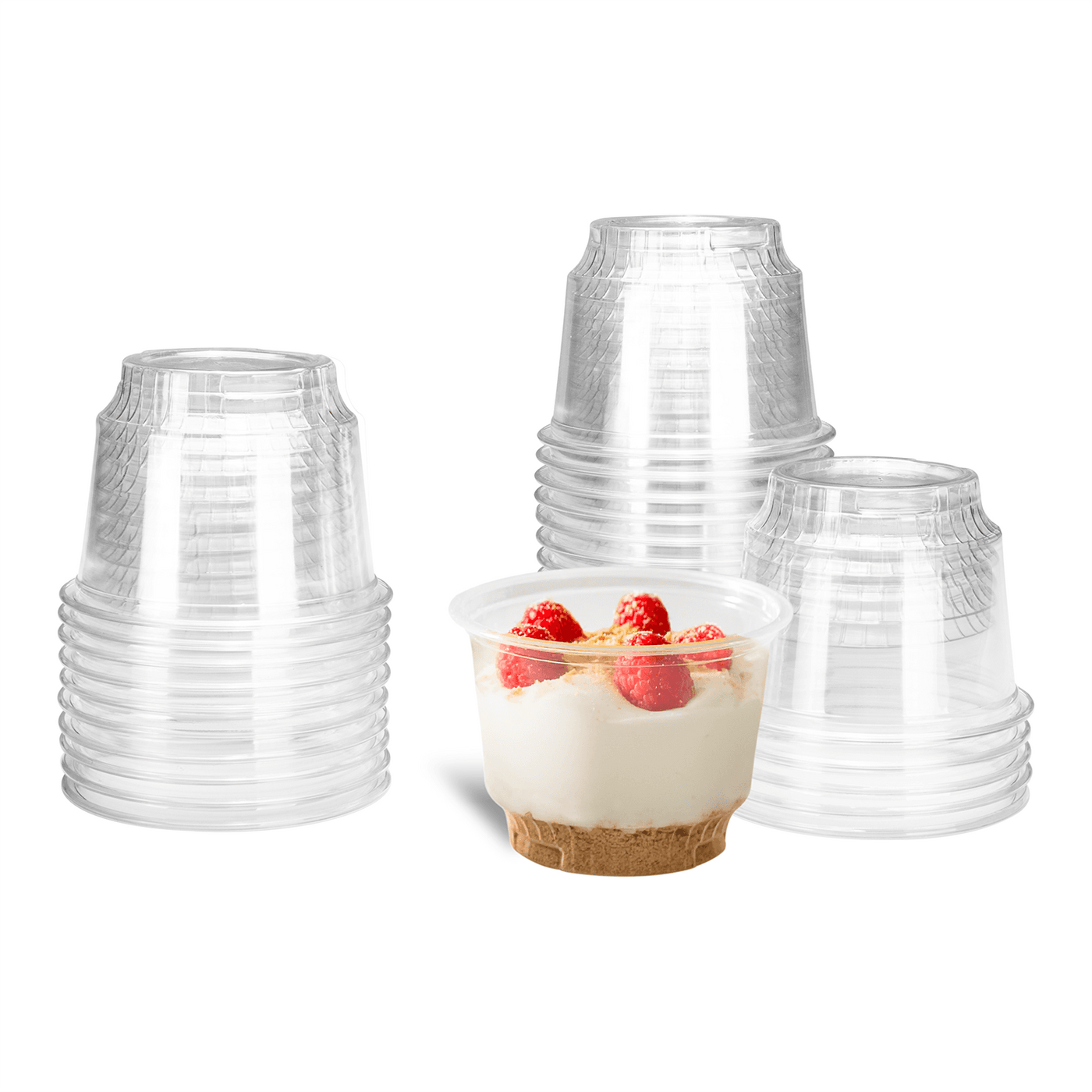 [1,000 ct] 8 oz Plastic Dessert Cups | PET | 92 mm – LollicupStore