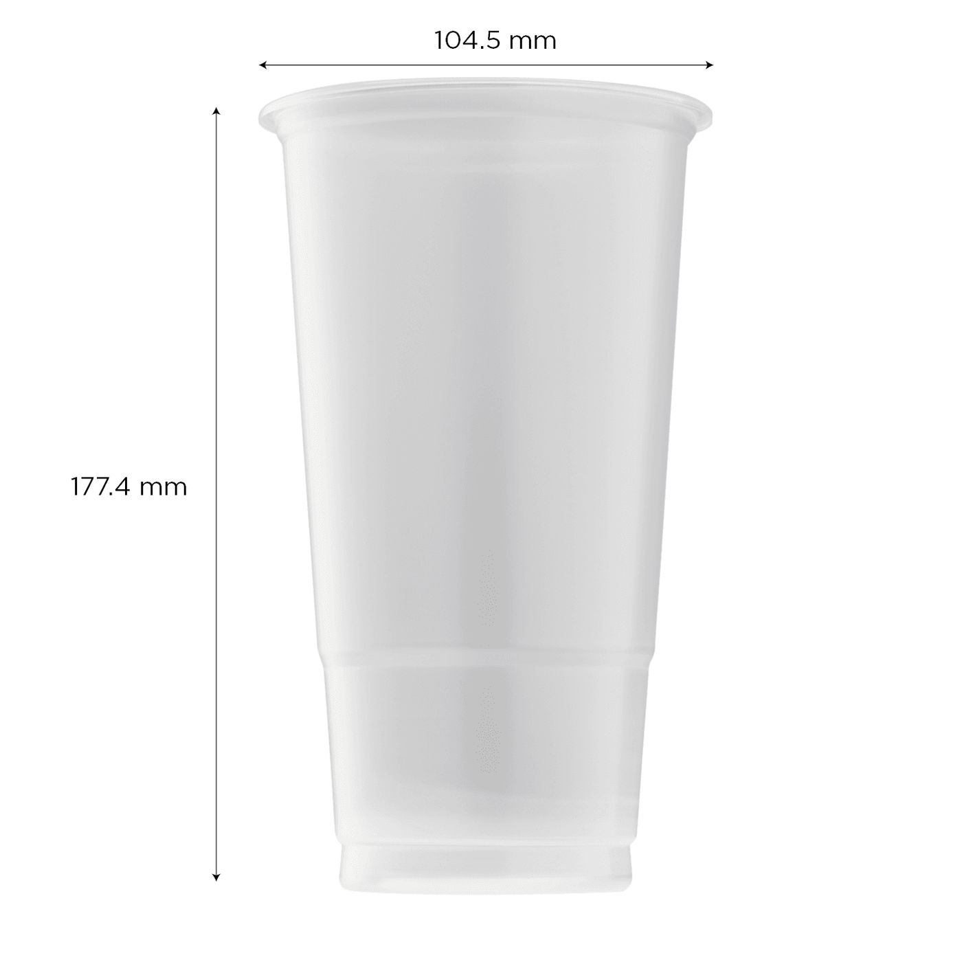 Karat 32oz PP Plastic Cold Cups (104.5mm) - 600 pcs – LollicupStore
