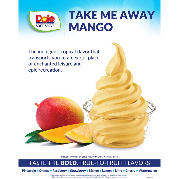 Dole Soft Serve Mix - Mango - Bag (4.4 lbs) – LollicupStore