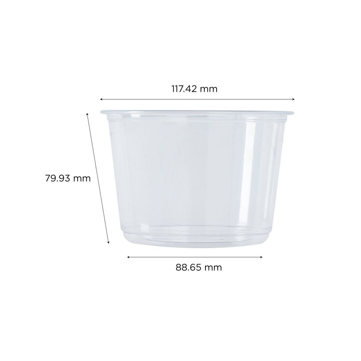[500 ct] 16 oz Deli Containers | PET | 117 mm – LollicupStore