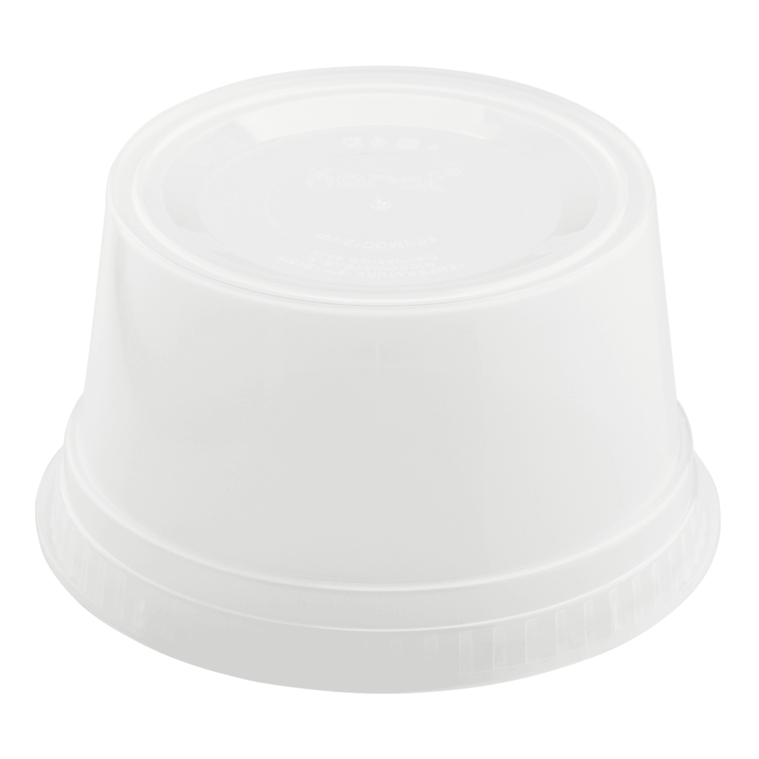 Karat 12oz PP Plastic Injection Molded Deli Containers with Lids - 240