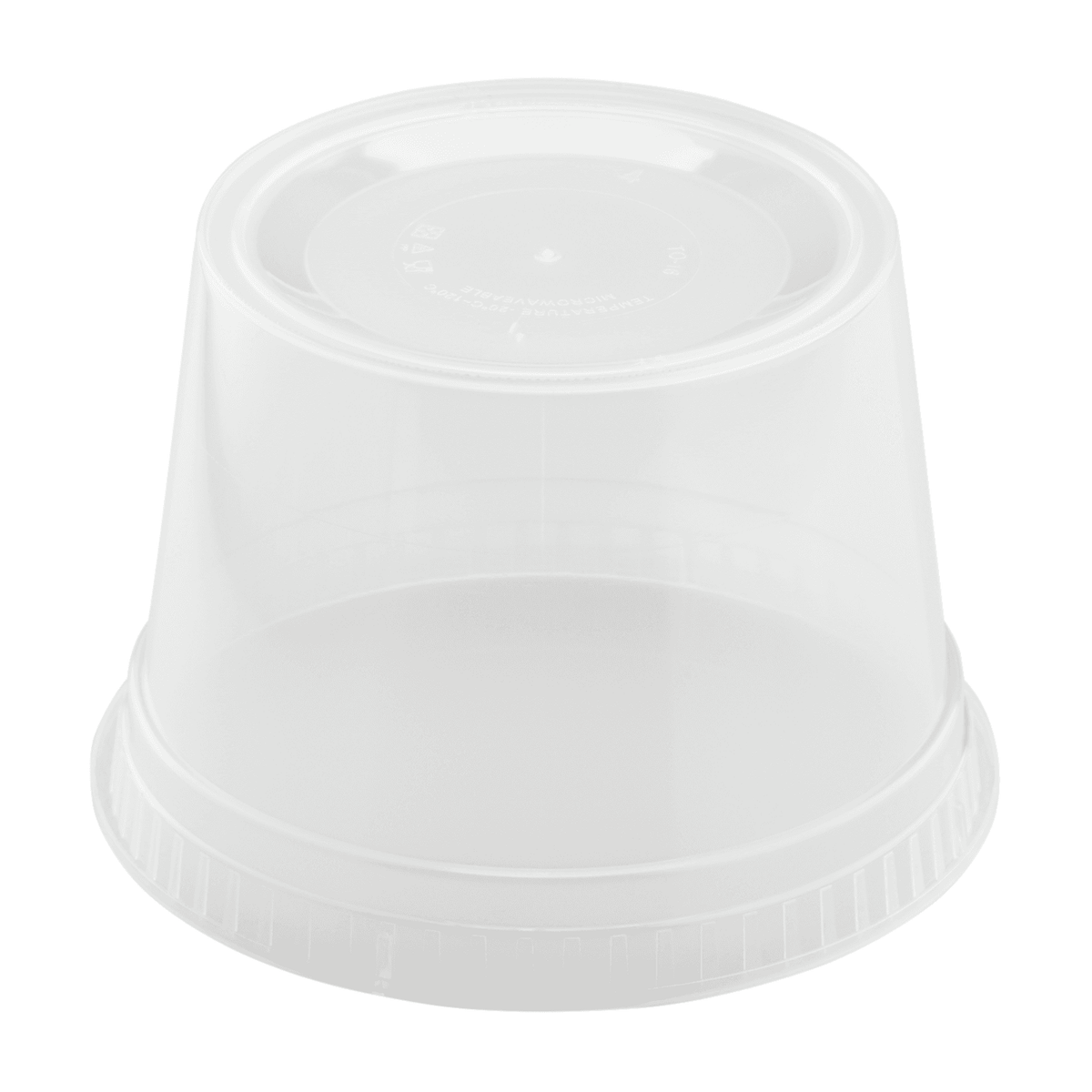 [240 sets] 16 oz Deli Containers with Lids | Injection Molded PP | Cle ...
