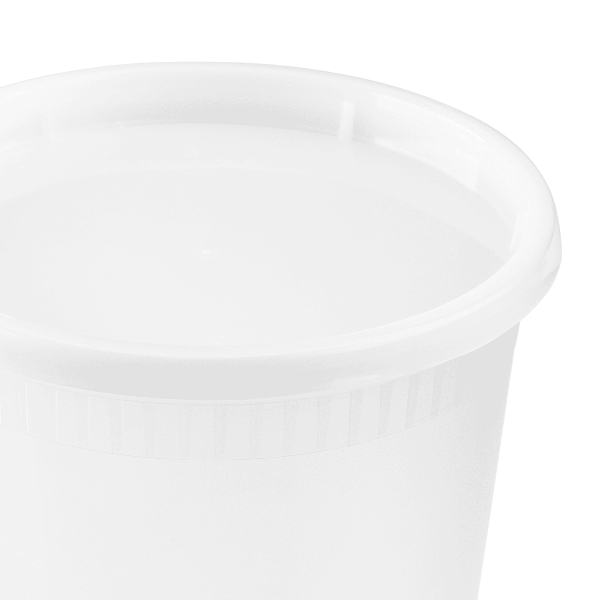 Karat 32oz PP Plastic Injection Molded Deli Containers & Lids (117mm ...