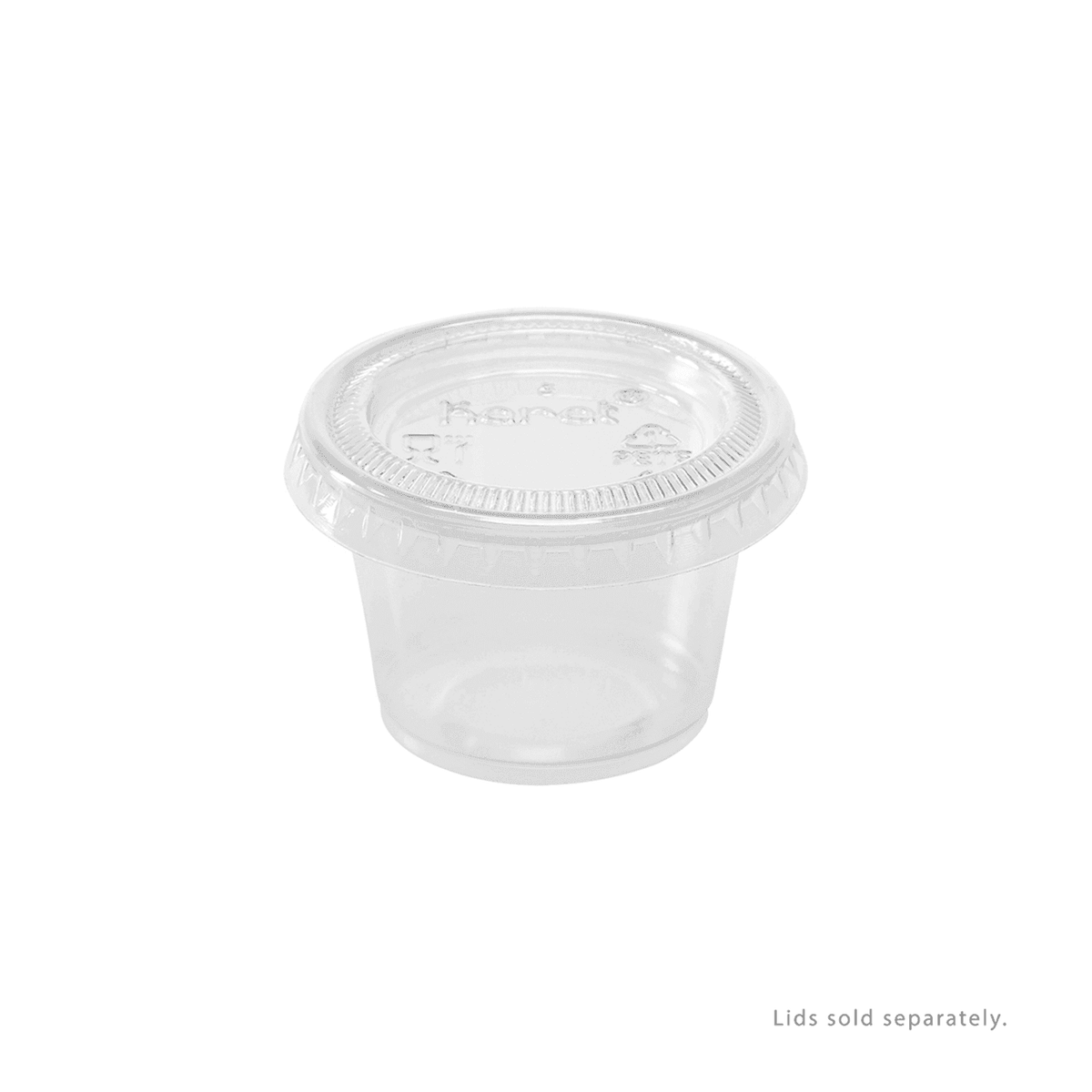[2,500 ct] 1 oz Tall PP Plastic Portion Cups, Clear – LollicupStore
