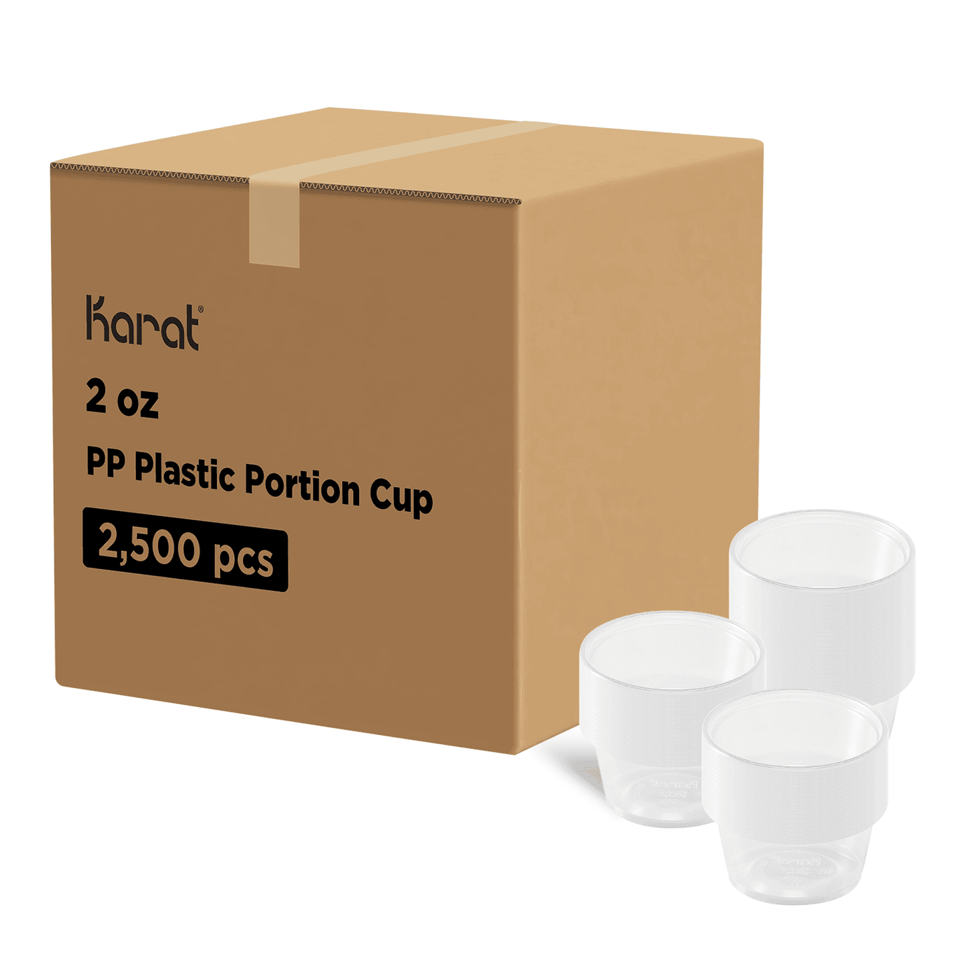 [2,500 ct] 2 oz PP Plastic Portion Cups, Clear – LollicupStore