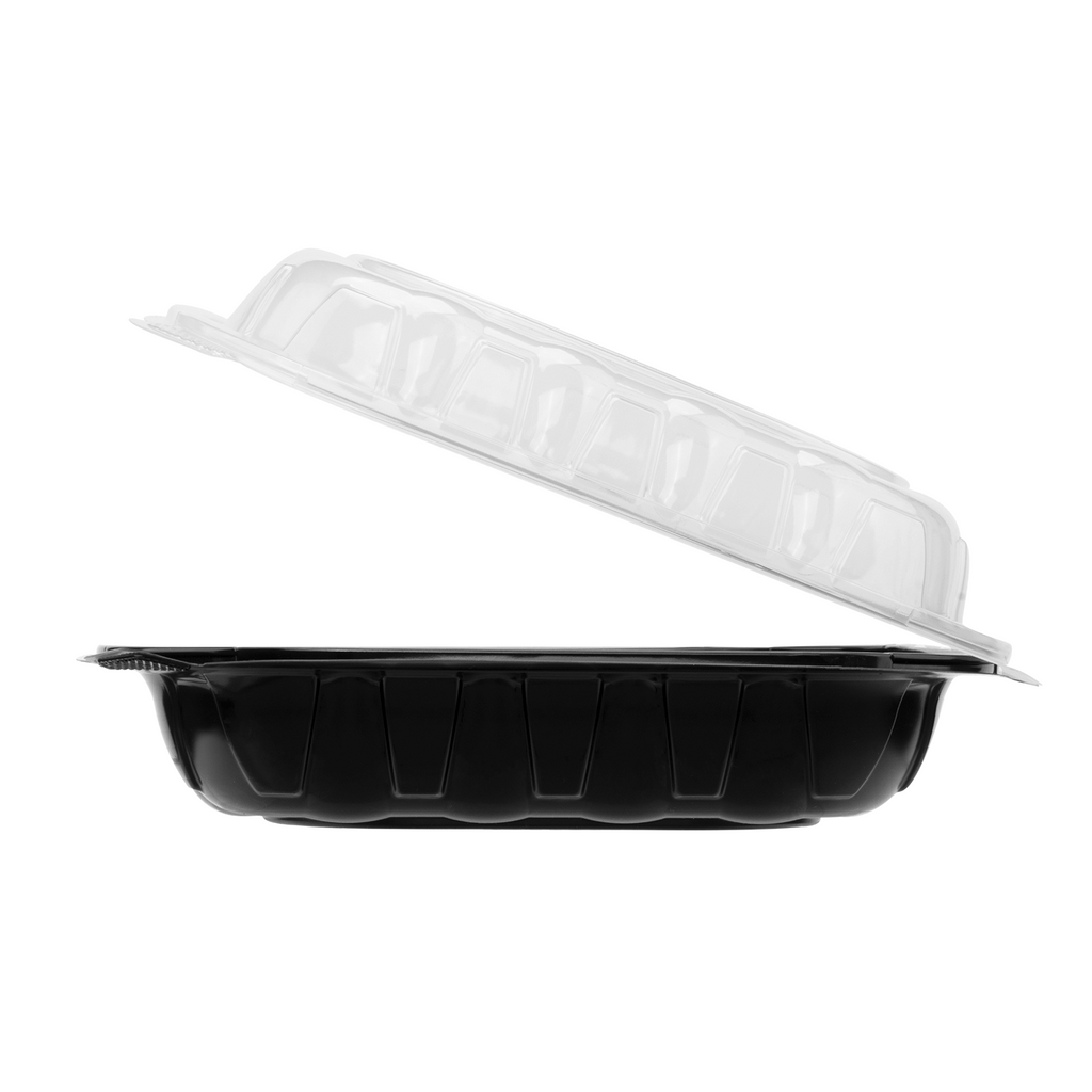 Karat 10.25"x 9" Premium PP Hinged Container - 150 pcs