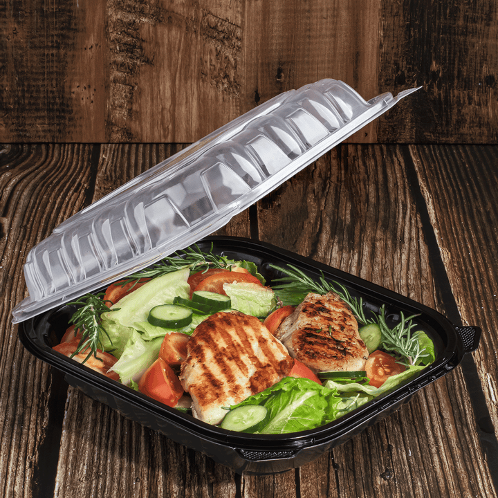 [150 ct] 10.25" x 9" Premium PP Hinged Container – LollicupStore