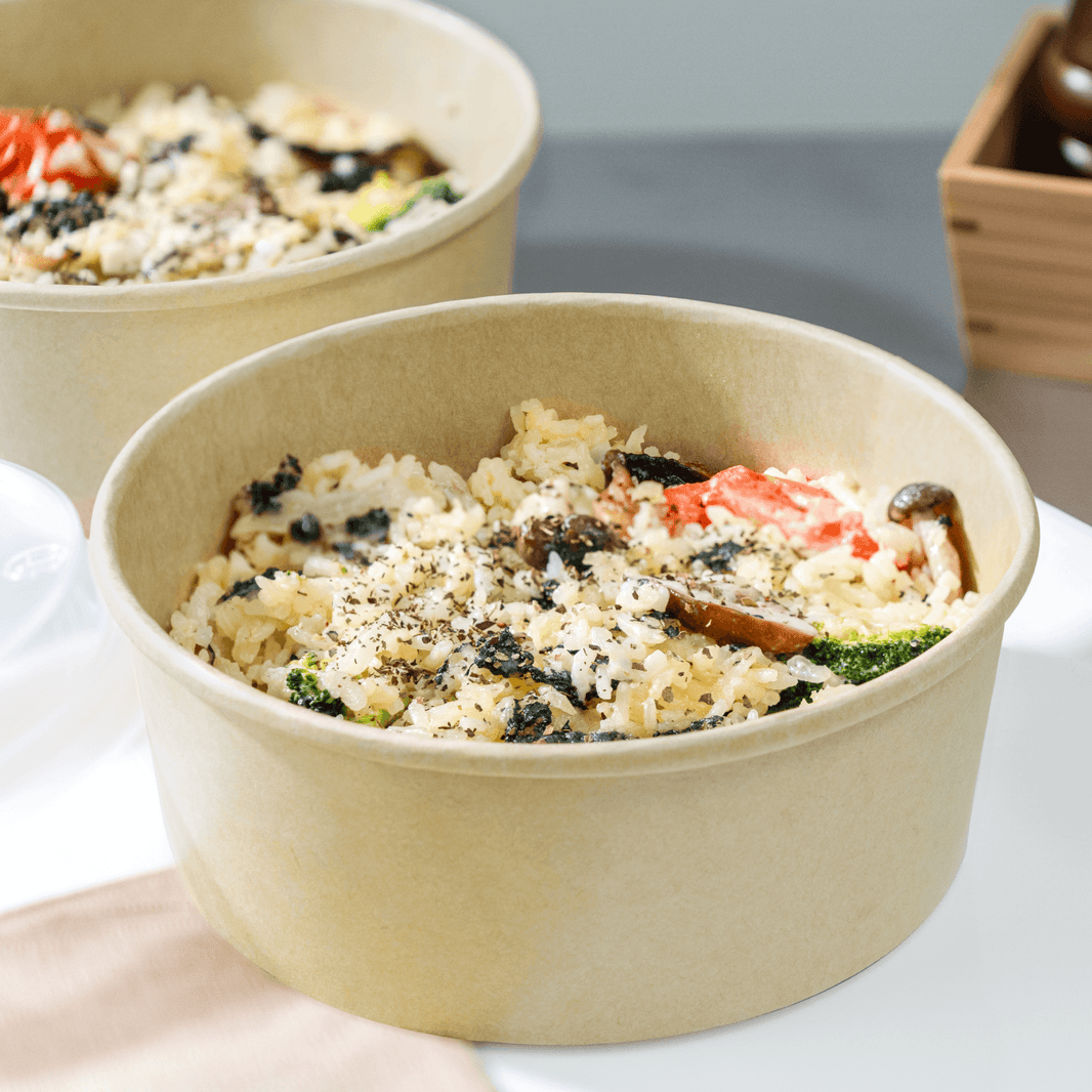 [360 ct] 32 oz Paper Short Buckets, Kraft – LollicupStore