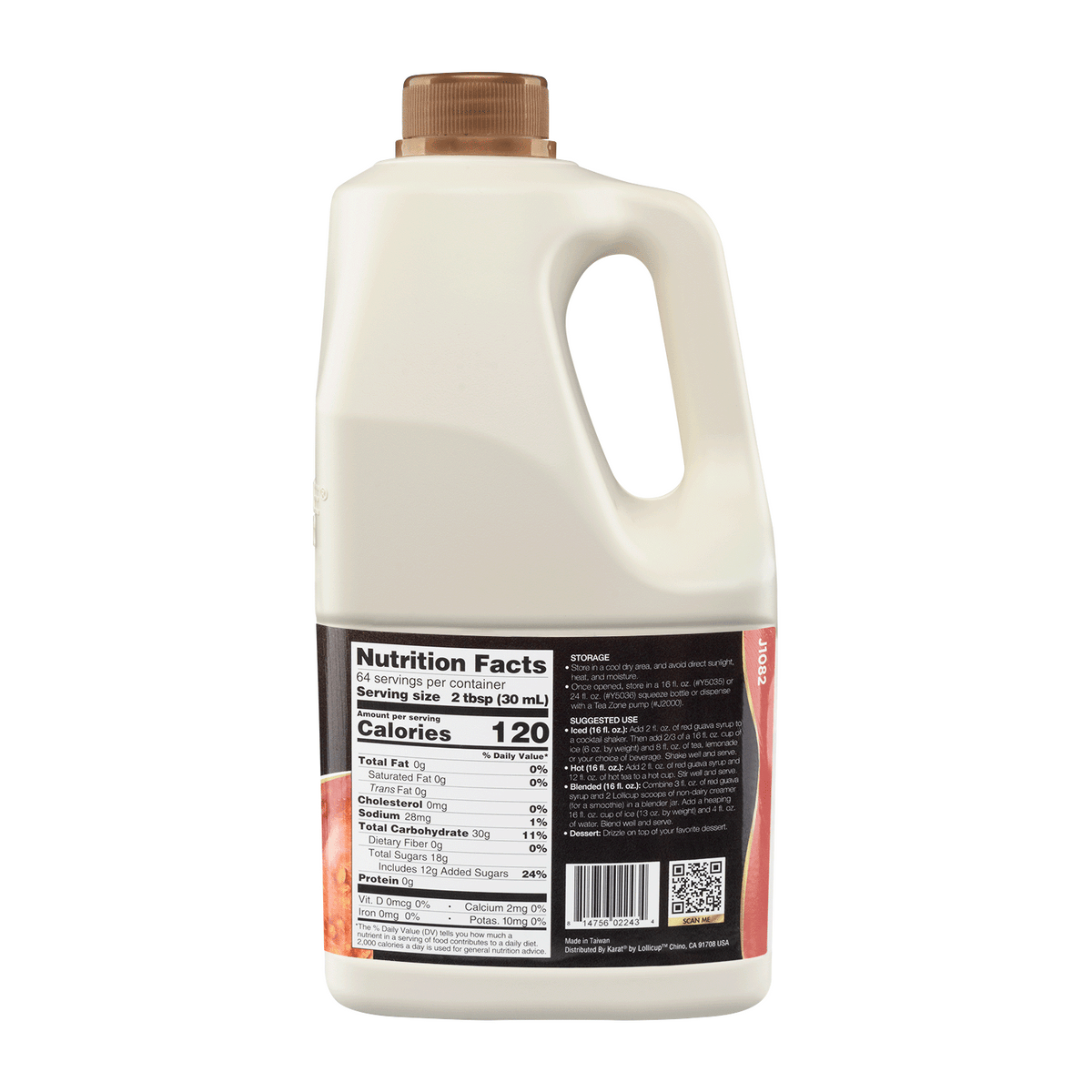 Red Guava Syrup - Bottle (64oz) – LollicupStore