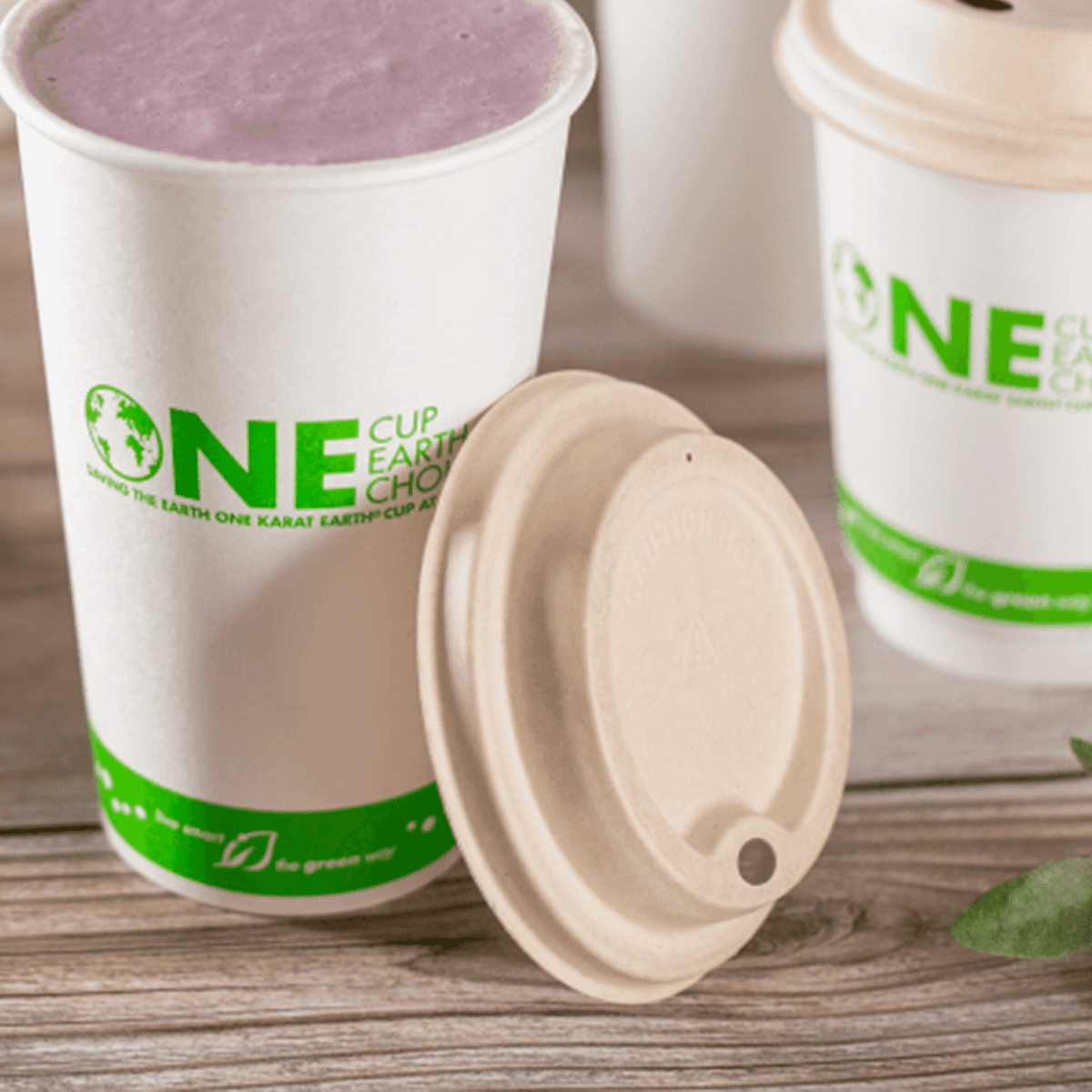 Karat Earth 90mm PFAS Free Bagasse Sipper Dome Lids for 10-24oz Hot Cu ...