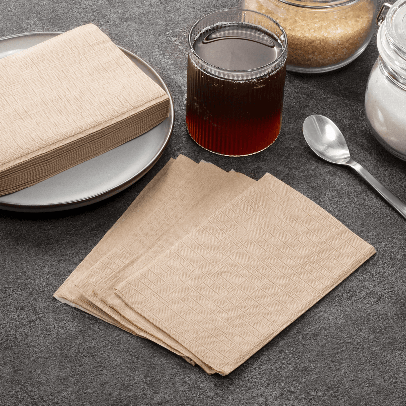 [6,000 ct] 8" x6.5" Interfold Dispense Napkins, Kraft – LollicupStore