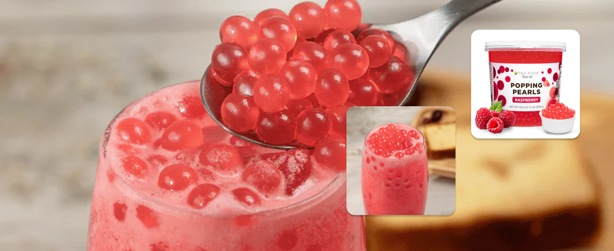 Strawberry Popping Pearls - 7 lbs – LollicupStore