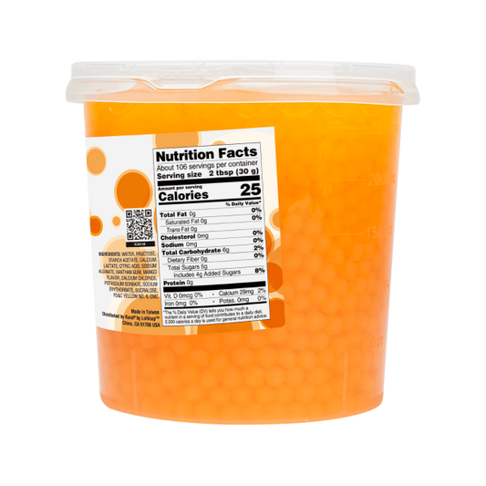 Mango Popping Pearls, 7 lb – LollicupStore