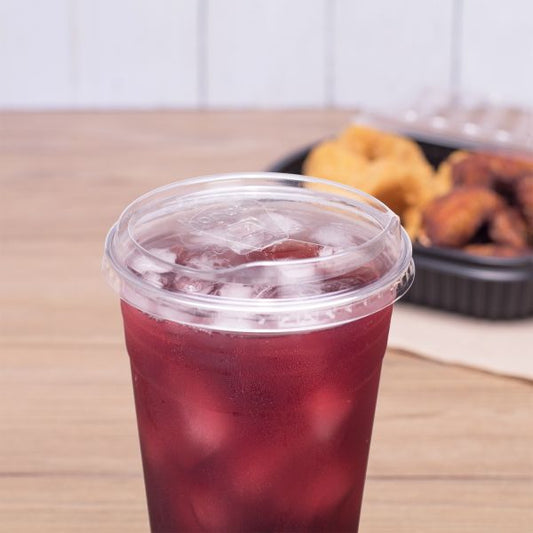 [1,000 ct] Strawless Sipper Lids | PET | 98 mm | Clear | With Flip Cap ...