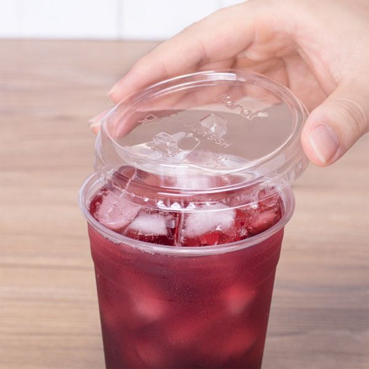 [1,000 ct] Strawless Sipper Lids | PET | 98 mm | Clear | With Flip Cap ...