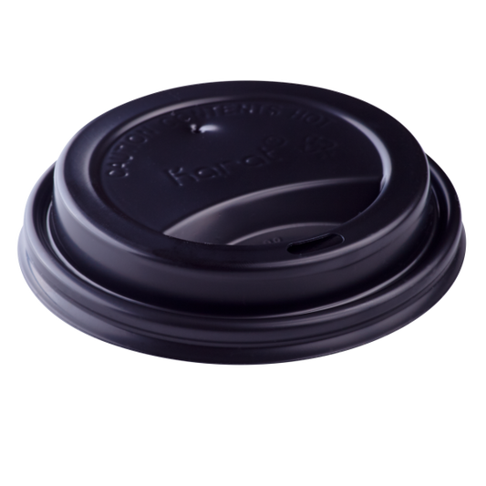 [1,000 ct] 10-24 oz Paper Coffee Cup Lids | 90 mm | Black – LollicupStore