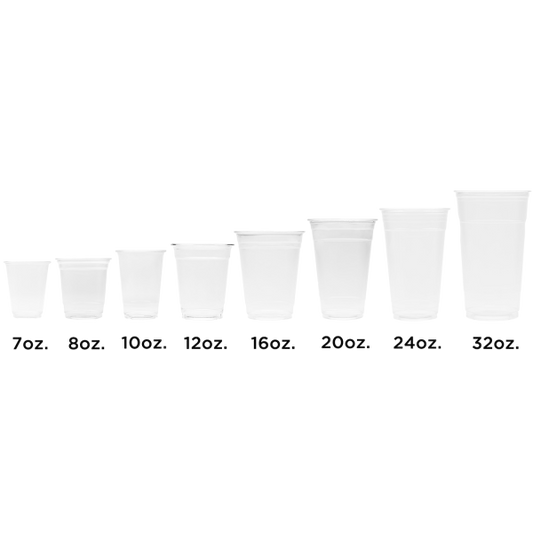 [1,000 ct] 16 oz Clear Plastic Cold Cups | PET - 98 mm – LollicupStore