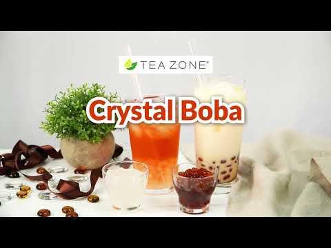 Tea Zone Crystal Boba, Brown Sugar - Case of 6 bags