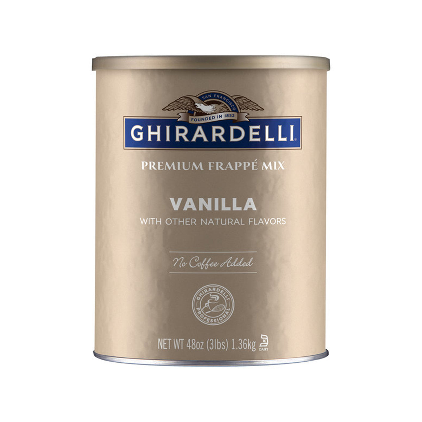 Ghirardelli Vanilla Frappe - Can (3 lbs) – LollicupStore