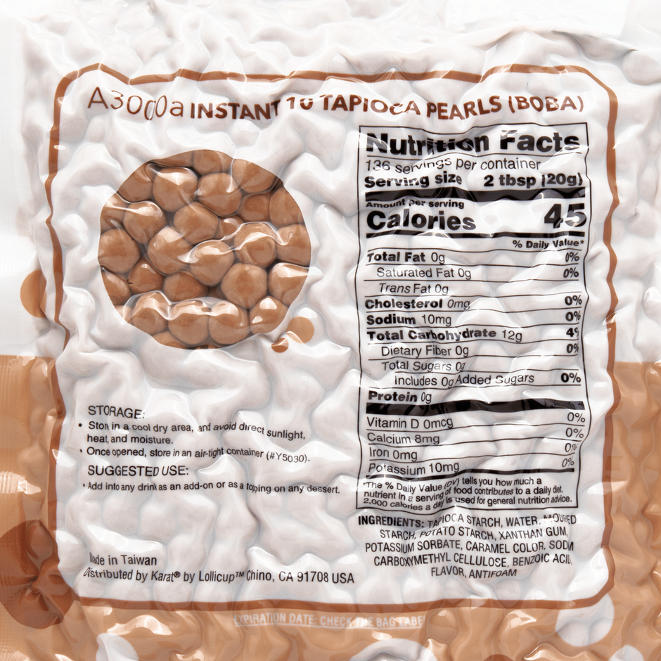 Instant 10 Tapioca Pearls (Boba) - Bag (6 lbs) – LollicupStore