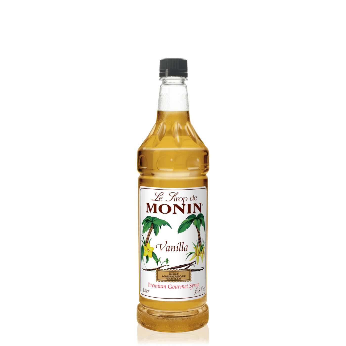 Monin Vanilla Syrup - Bottle (1L) – LollicupStore