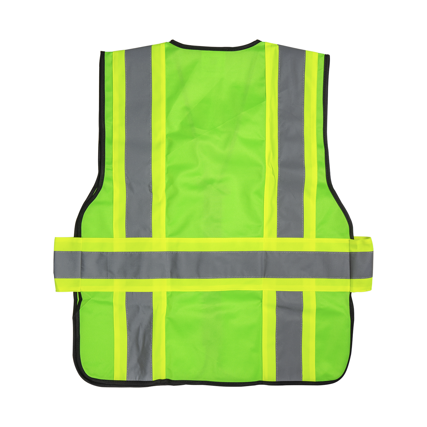 High Visibility Reflective Safety Vest with Zipper Fastening (Green ...