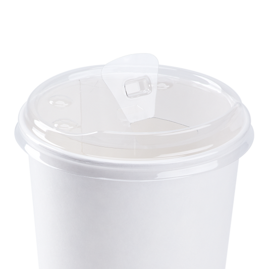 [600 ct] 32 oz Strawless Sipper Lids | PET | 104.5 mm | Clear | With F ...