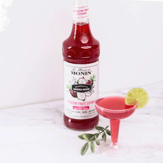 Monin HomeCrafted Dragon Fruit Cosmo Cocktail Mixer - Bottle (750mL ...