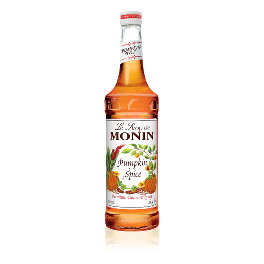 Monin Pumpkin Spice Syrup - Bottle (750mL) – LollicupStore