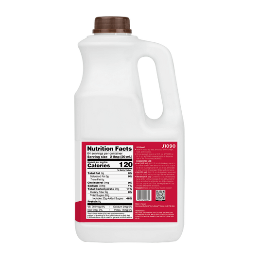 Tea Zone Strawberry Syrup - Bottle (64oz) – LollicupStore