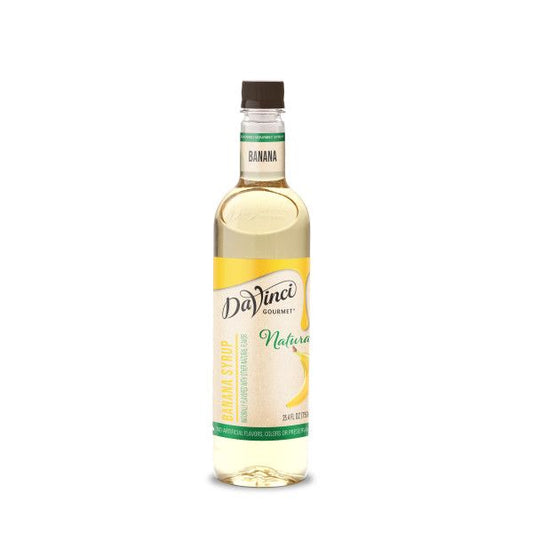 DaVinci All Natural Banana Flavored Syrup - Bottle (750mL) – LollicupStore