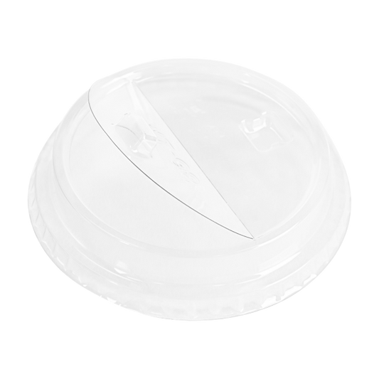 [1,000 ct] Plastic Dome Sipper Lids | PET | 98 mm | Half-Moon Flip Lid ...