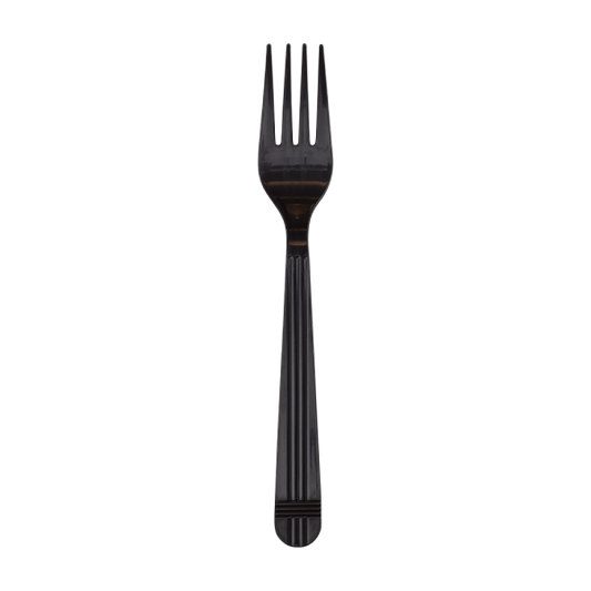 [1,000 ct] PP Plastic Premium Extra Heavy Weight Forks, Black ...