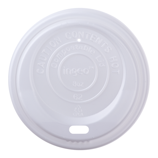 Karat Earth 80mm Compostable Sipper Dome Lids for 8oz Hot Cups - 1,000 ...